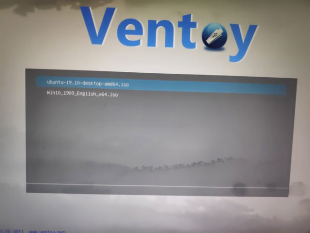 Create bootable USB drive without formatting using Ventoy2Disk