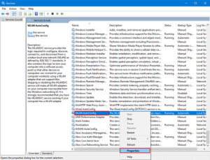 The Windows Wireless Service is not running on this computer