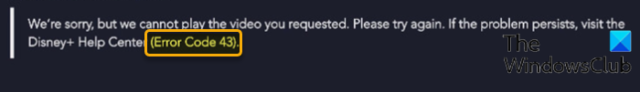How to fix Disney+ Error Codes 43, 73, 83 on your streaming device