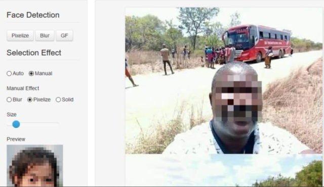 How to Pixelate or Blur a face in a Picture online free
