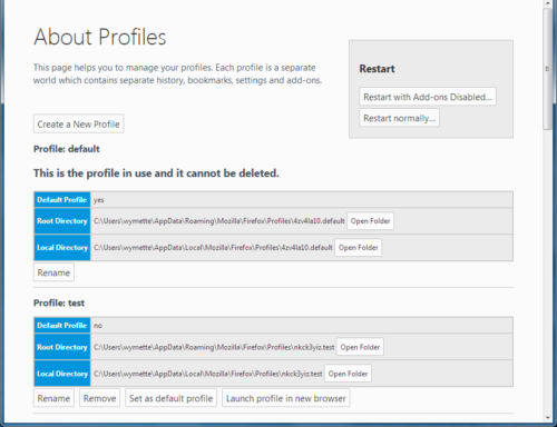How to create and manage multiple Firefox Profiles at once