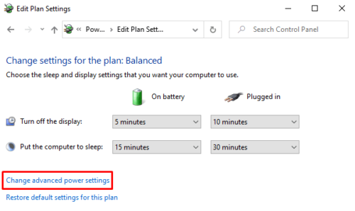 How to change Laptop Lid Open Action in Windows 11