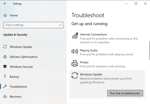 Fix 0x800F0A13 Windows Update Error Code