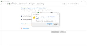 How to delete a Power Plan in Windows 11/10