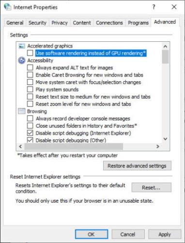 YouTube videos not playing on Microsoft Edge