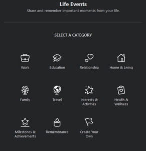 How to create Posts, Stories, Life Events, Page, etc. in Facebook