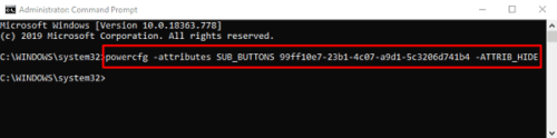 Laptop Lid Open Action missing from Power Options in Windows 11