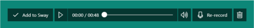 How to add Video and Audio files to Microsoft Sway