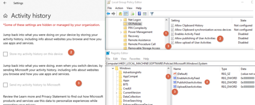 How to disable Activity History permanently in Windows 11