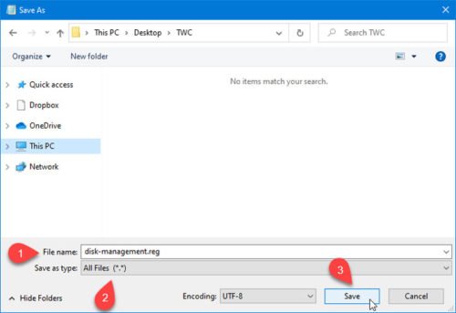 Add All Tasks and Disk Management to Control Panel in Windows
