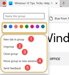 How to use Tab Groups in Microsoft Edge