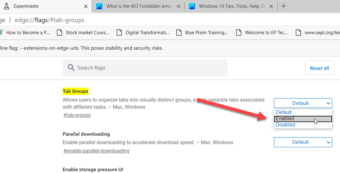 How to use Tab Groups in Microsoft Edge