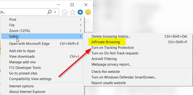 How to start Microsoft Edge in InPrivate mode on Windows 11