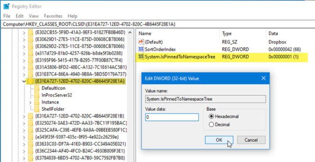 How To Remove Dropbox From File Explorer Navigation Pane