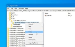 How to Add or Remove Extract All from context menu for ZIP files