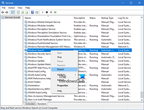 This is taking to long to load - Windows Search