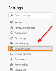 Enable Quiet Notification Requests in Microsoft Edge browser