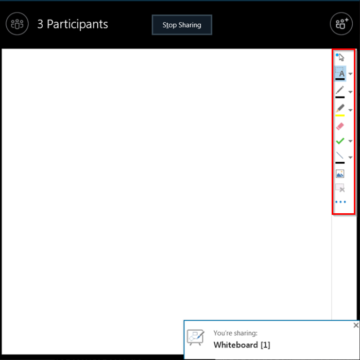 How to start a Poll, Q&A, and Whiteboard in Skype for Business Meeting