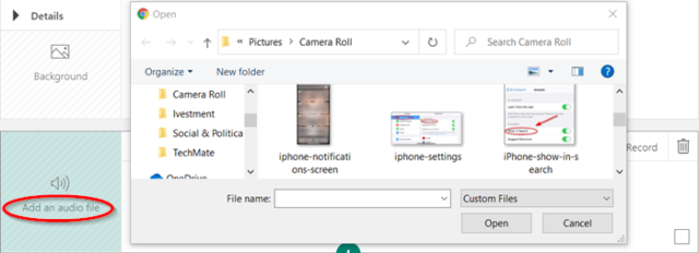How to add Video and Audio files to Microsoft Sway