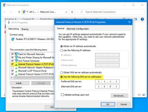 How to enable DNS over HTTPS in Windows 11 via Registry