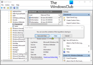 How to clear Windows Defender Protection History in Windows 11