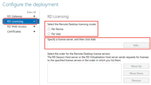 No Remote Desktop License Servers; Remote session disconnected