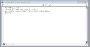 How to delete Multiple Rows in Microsoft Excel in one go