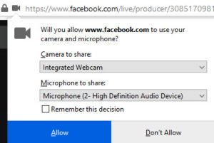 How to stream Yourself and Mobile Video Games on Facebook Live