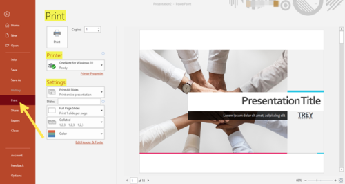 How to Print a PowerPoint Presentation: Slides, Notes, Handouts
