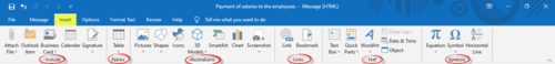 How to create a new Email in Outlook using its features
