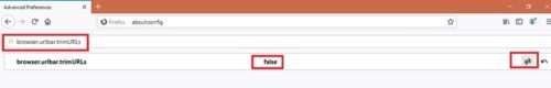 How to show full address or URL in Firefox browser