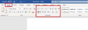 How to Turn off Paragraph marks in Word