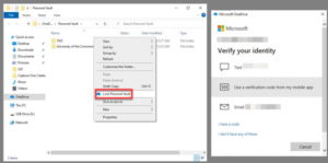 How to secure your files with OneDrive Personal Vault