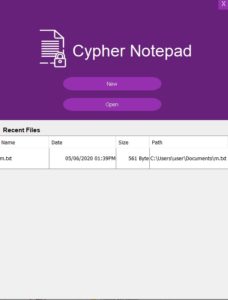 Cypher Notepad lets you encrypt your Text Documents in Windows 10
