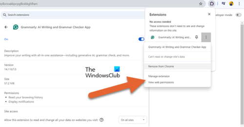 Fix ERR_BLOCKED_BY_CLIENT Chrome error