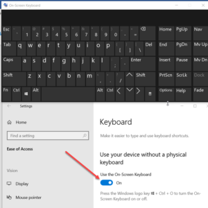 Ease of Access Keyboard Settings on Windows 11/10