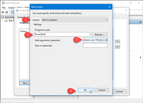 How to play Sound when you Shutdown, Lock, Unlock Windows 11