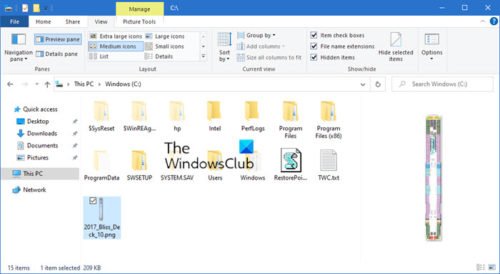 How to show the Preview Pane for File Explorer in Windows 10 2025