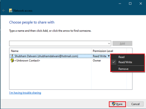 How to share Files between computers using LAN in Windows 11