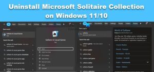 How to uninstall Microsoft Solitaire Collection in Windows 11