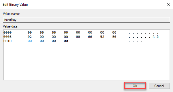 How to disable Insert Key in Windows 11