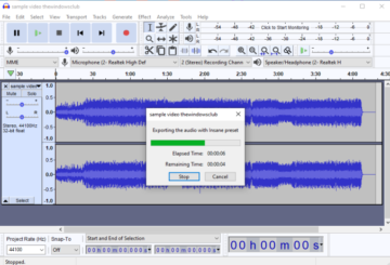 How to extract Audio from Video using Free software or Online Tool