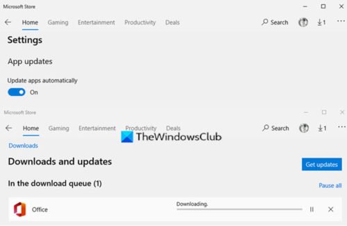 Microsoft Store Apps Not Updating Automatically In Windows 1110