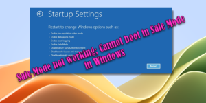 How to Install & Uninstall programs in Safe Mode in Windows 11/10