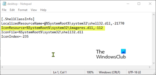 How to change or restore Default Icon for a Folder in Windows 11