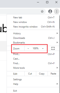 How to change the default font size in Google Chrome browser