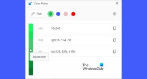 How to use Color Picker module in PowerToys