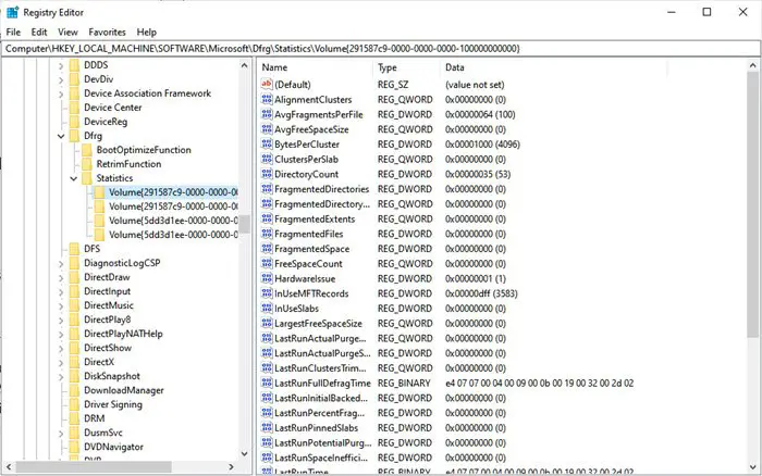 Optimize Drives Tool shows Never Run or Optimization not available Optimize Drives Tool shows Never Run or Optimization not available