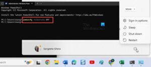 Most useful commands for PowerCFG