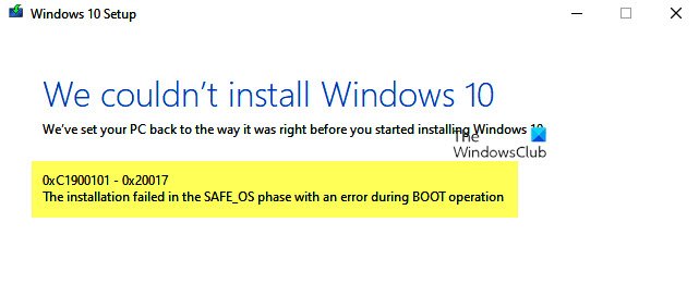 The installation failed in the second boot phase with an error during ... The installation failed in the second boot phase with an error during ...